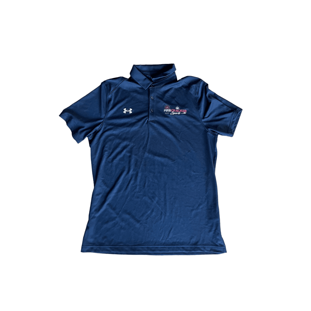 Men’s UA Team Tech Polo – Black – Firecracker Sports